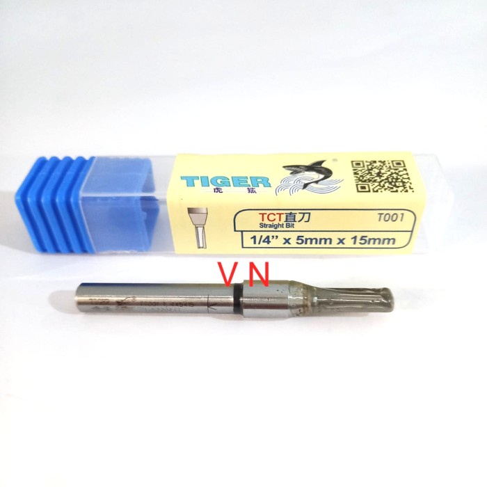 Jual Mata Profil/Router Lurus 5 mm Full TCT/Straight Bit Tiger | Shopee ...