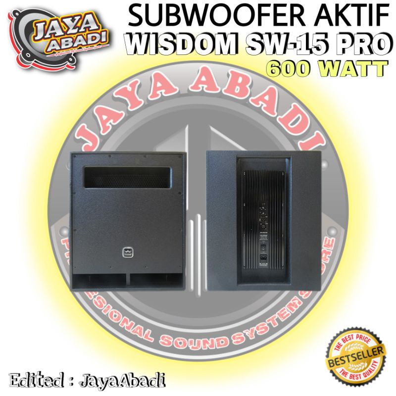 Jual SUBWOOFER AKTIF 15 INCH WISDOM SW 15 PRO ORIGINAL | Shopee Indonesia