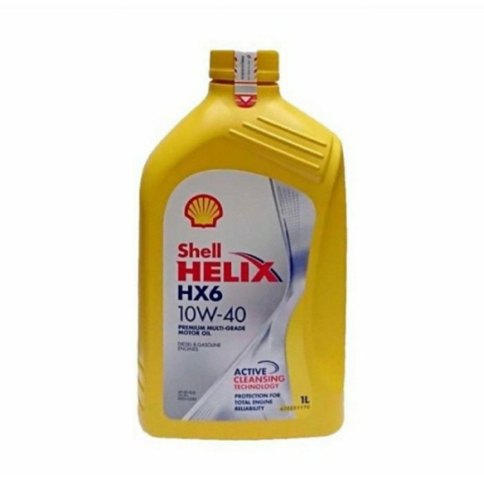 Jual SHELL HELIX HX6 10W-40 1 liter 1 pax(6x1L) | Shopee Indonesia