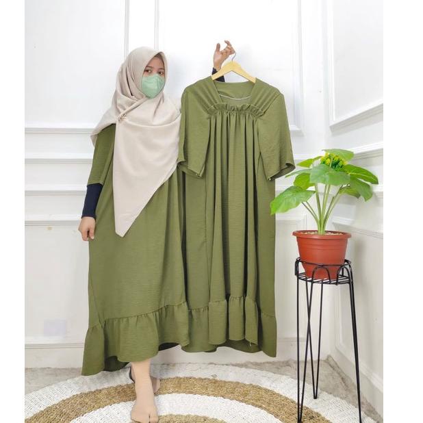 Jual REKOMENDASI DASTER ZARA LONG RUFFLE CRINKLE AIRFLOW | Shopee Indonesia