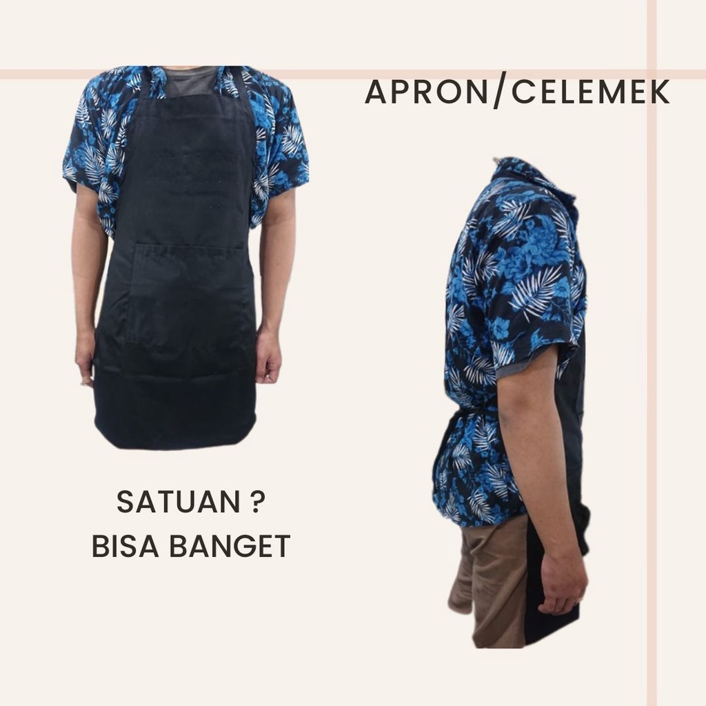 Jual CELEMEK POLOS/ APRON POLOS/ CELEMEK INDUSTRI/ CELEMEK DAPUR ...