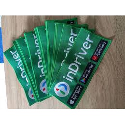 Jual Emblem InDriver Belakang Dasar Hijau Logo INDRIVER Bordir Komputer ...