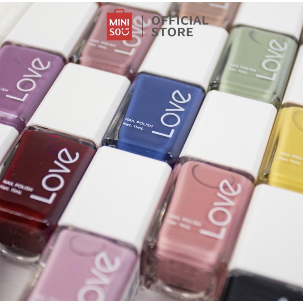 Jual Official Partner MINISO Denpasar Love Series Nail Polish Miniso ...