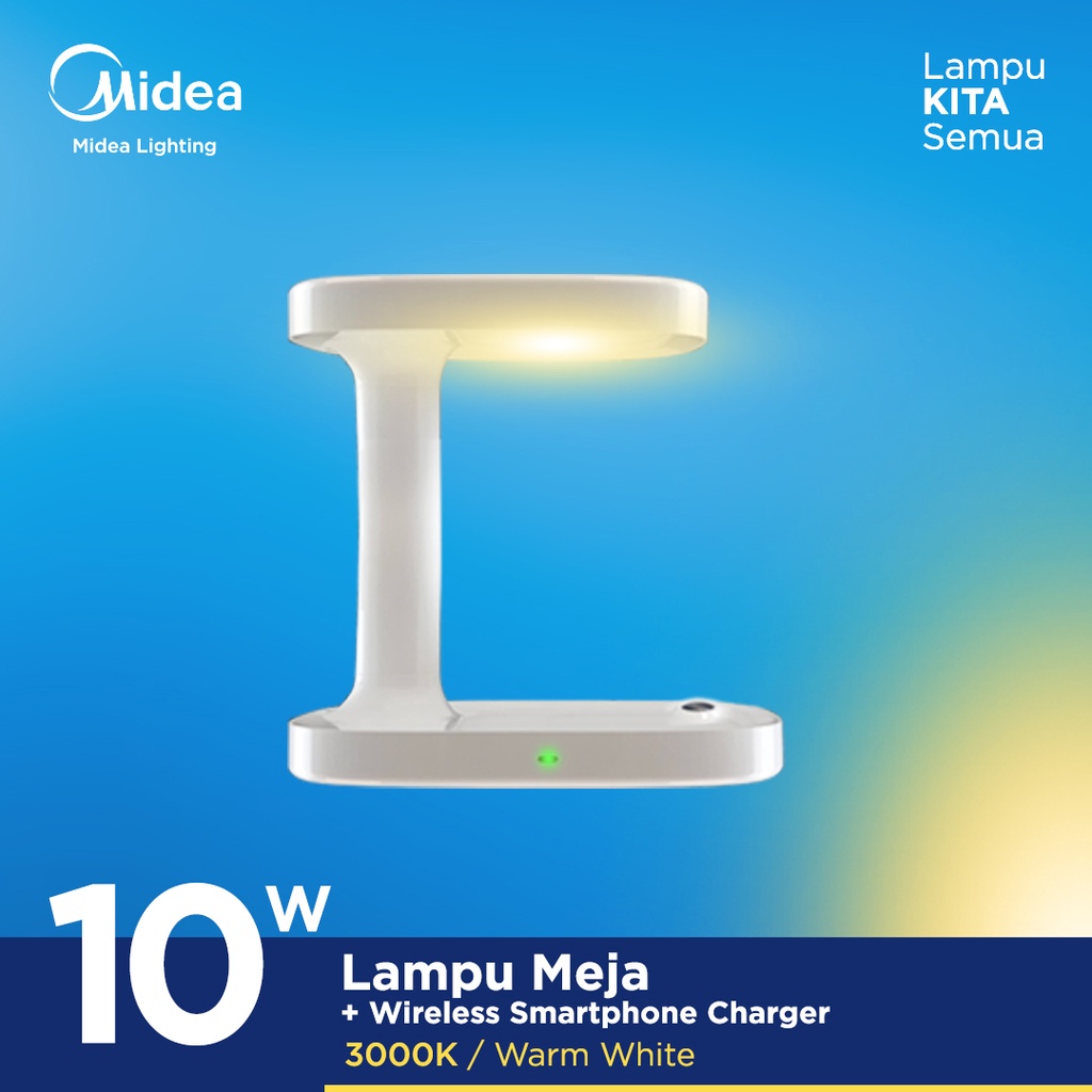 Jual Midea Lighting Lampu Meja Table Lamp with Wireless Charging ...