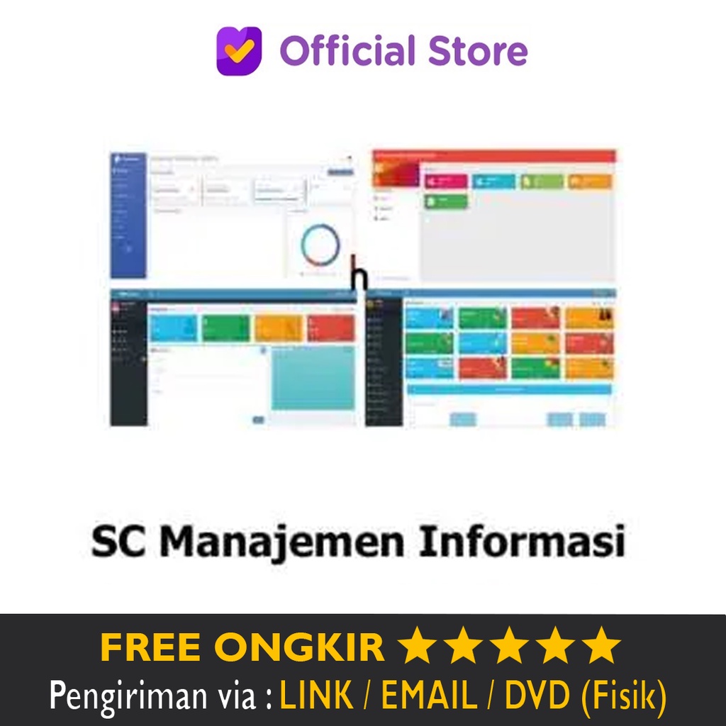 Jual Paket Source Code Website Manajemen Informasi Management Php Mysqli Shopee Indonesia