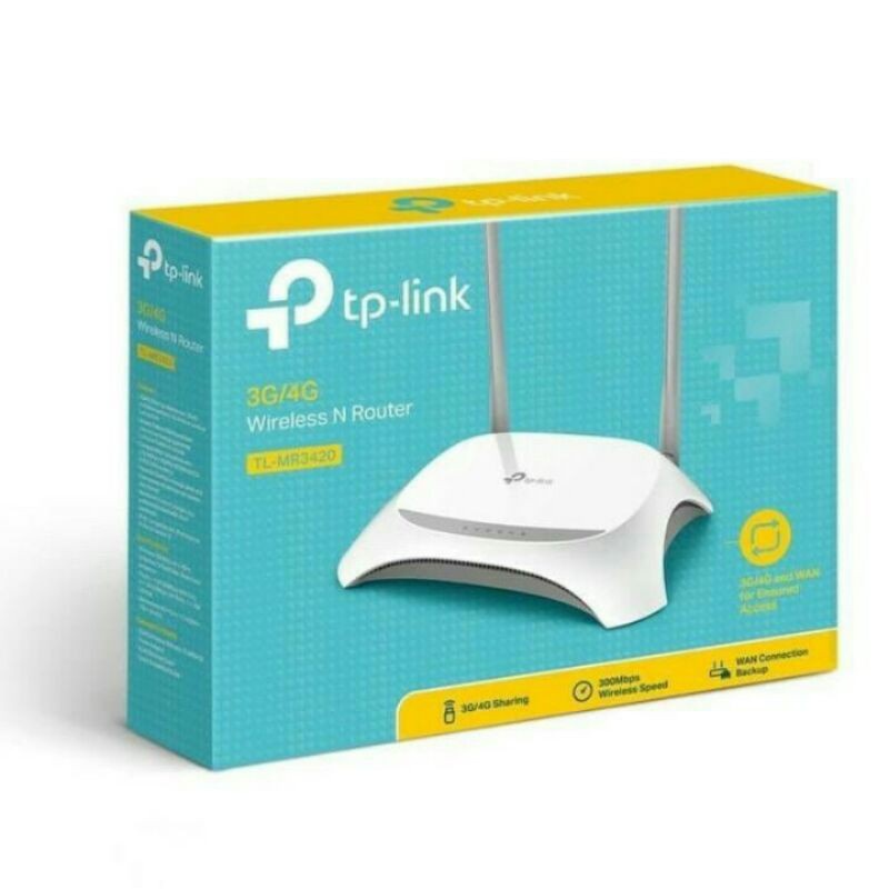 Jual TPLink TL-MR3420 300Mbps Router Wireless WiFi 3G/4G TP-Link TL ...
