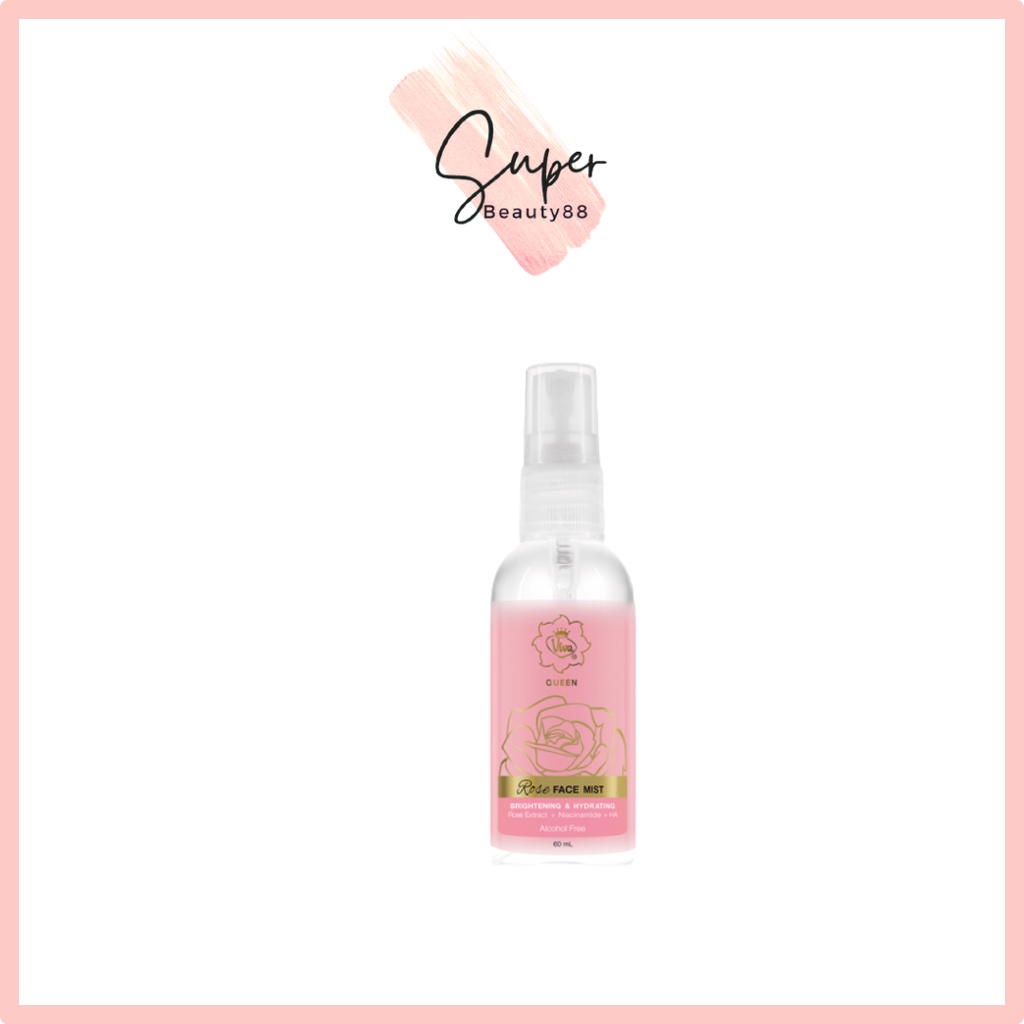 Jual Viva Queen Rose Face Mist With NIACINAMIDE, COLLAGEN, MOISTURIZING ...