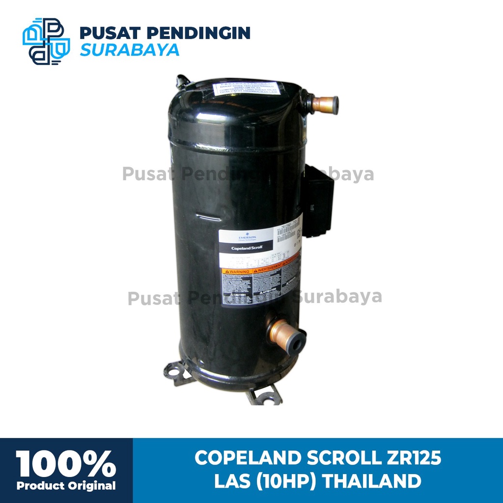 Jual Compresor Copeland ZR125 10PK 3PHASE - Jual Kompresor Scroll ...