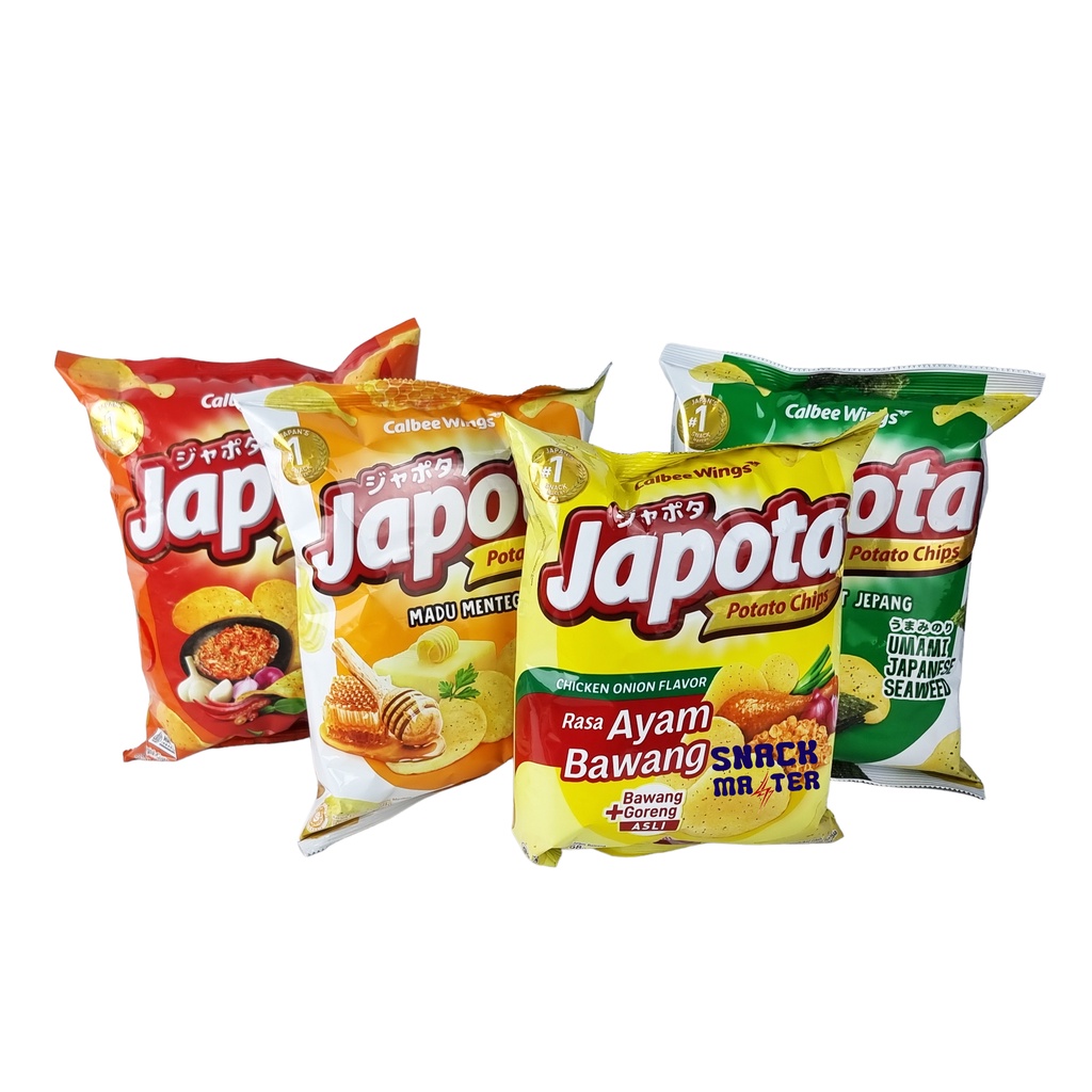Jual Japota Potato Chips JUMBO Size - Netto 68 gr | Shopee Indonesia