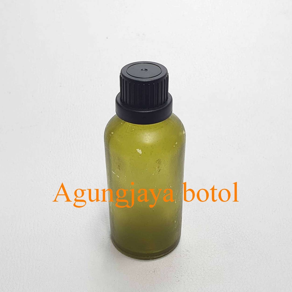 Jual Botol Kaca BR 50 Ml Olive Frossted Tutup Drop Tutup Dalam Alcohol ...