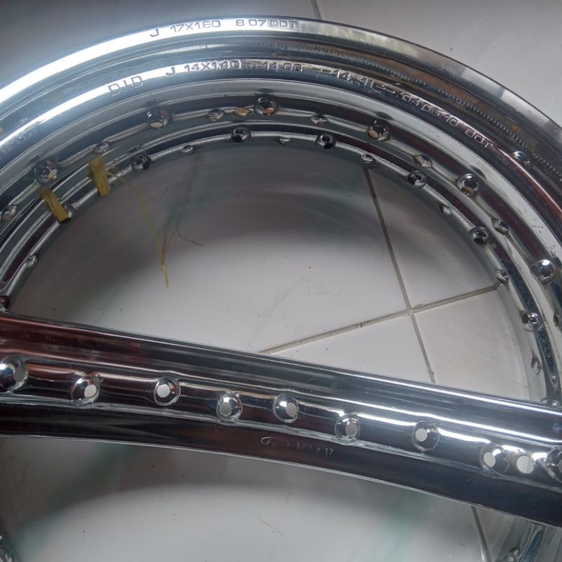Jual Velg/pelek standart original lepasan motor ring 14/17/18 | Shopee ...
