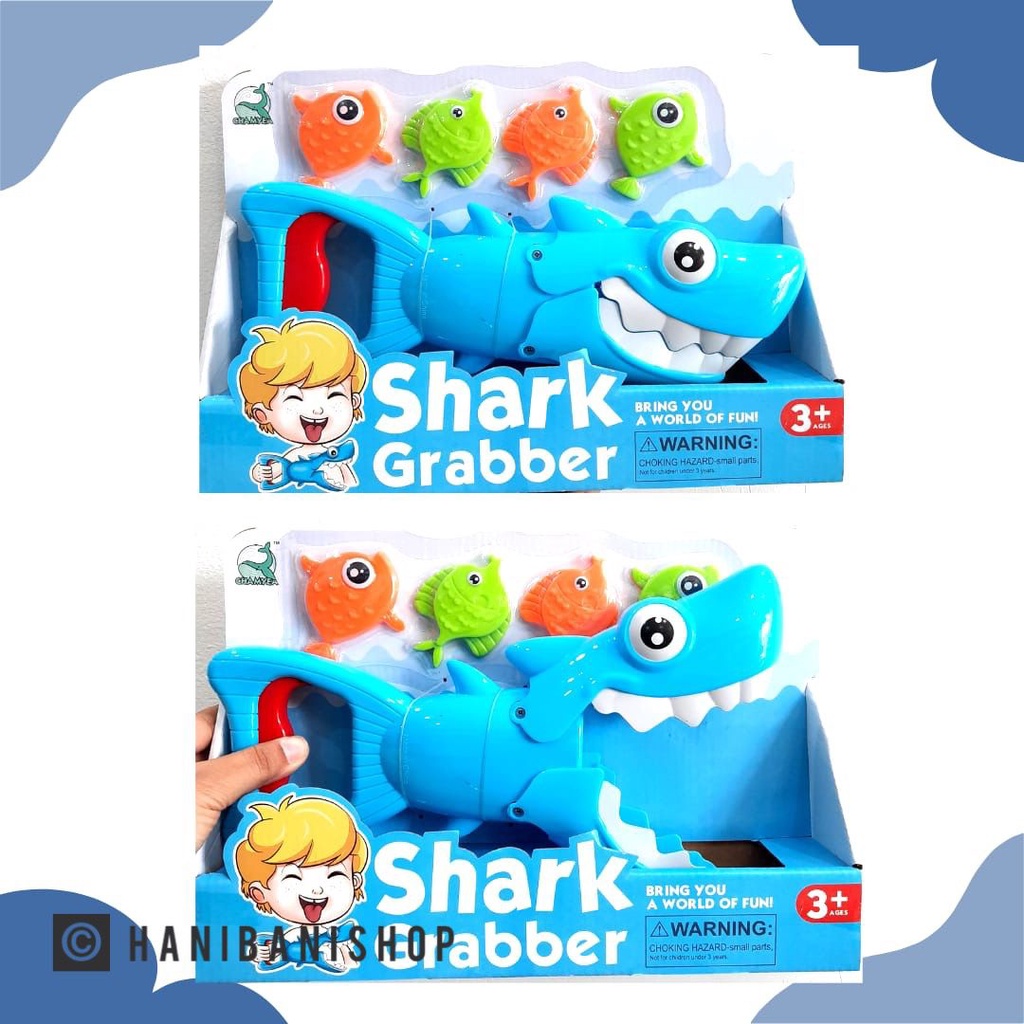 Jual Mainan Aktifitas Mandi Anak Shark Chomper / Pemakan Ikan | Shopee ...