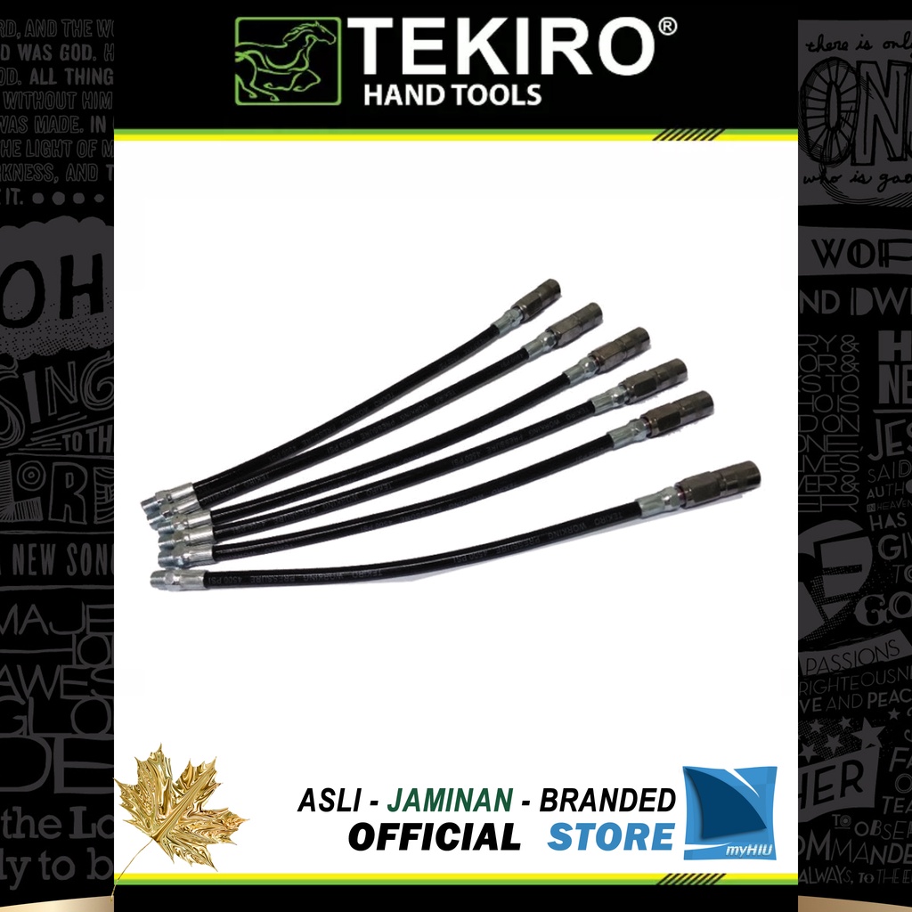 Jual Selang Stampet / Pompa Gemuk Set Isi 6 pcs - Hand Grease Gun Hose ...