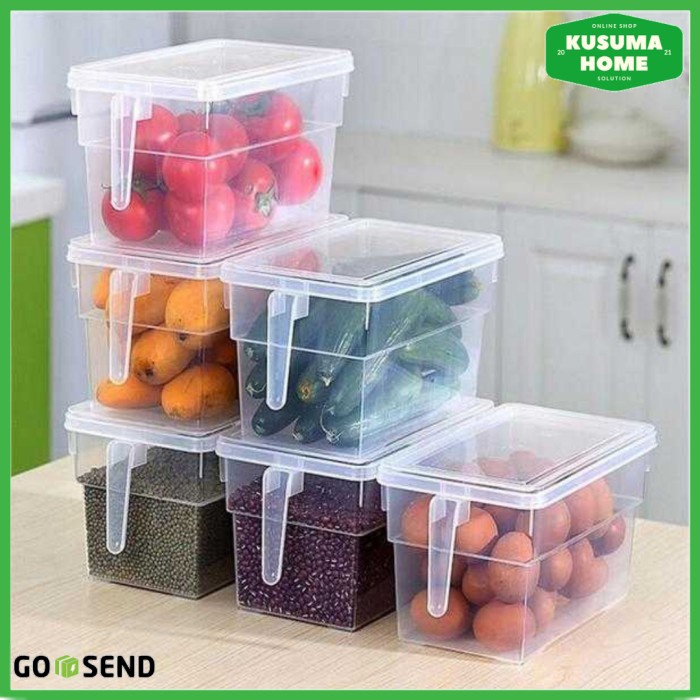 Jual Kontainer Box Kotak Makanan Kulkas Kitchen Container Storage Food ...
