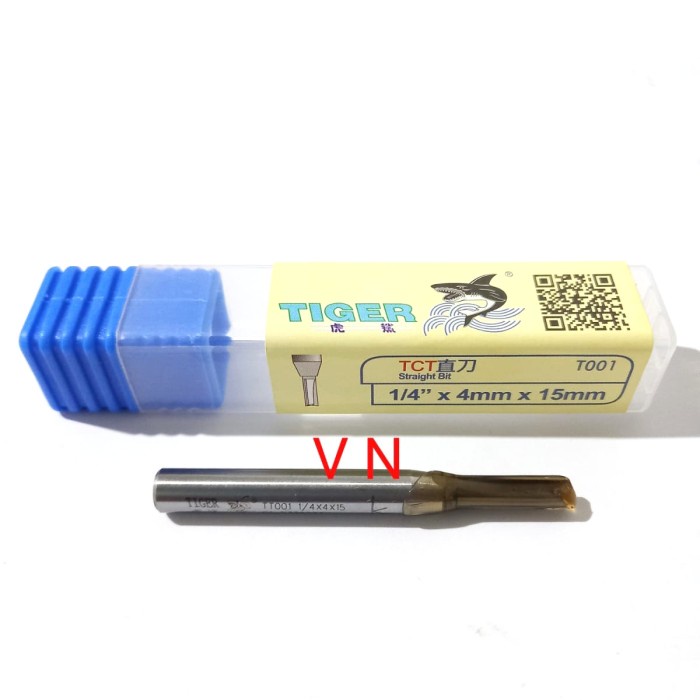 Jual Mata Profil/Router Lurus 4 mm Full TCT/Straight Bit Tiger | Shopee ...