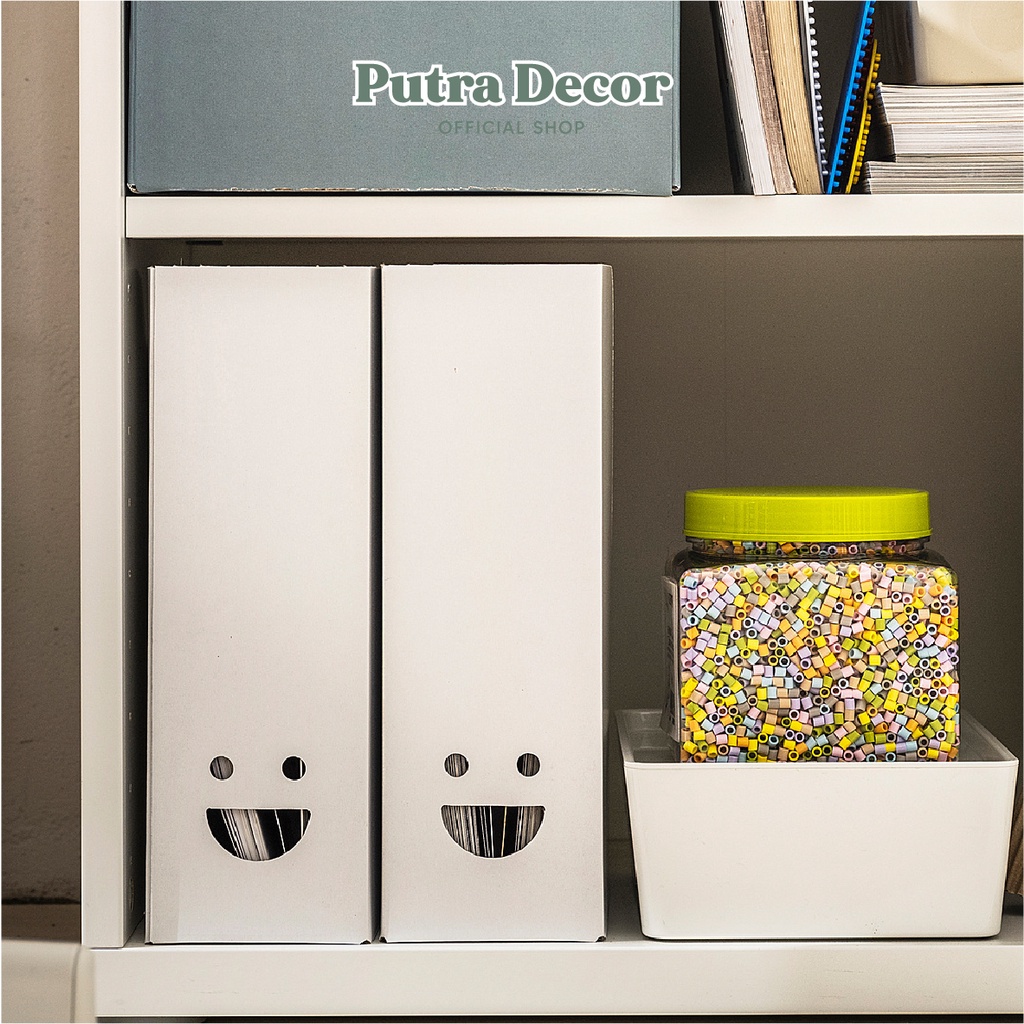 Jual IKEA TJABBA File Organizer Isi 2PCS Box Tempat File Dokumen putih ...