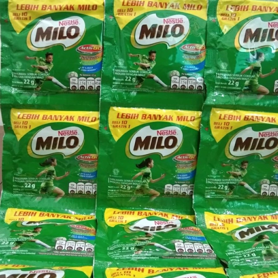 Jual Milo Activ-Go Minuman Serbuk Cokelat Malt Sachet - 22 gr (Kemasan ...