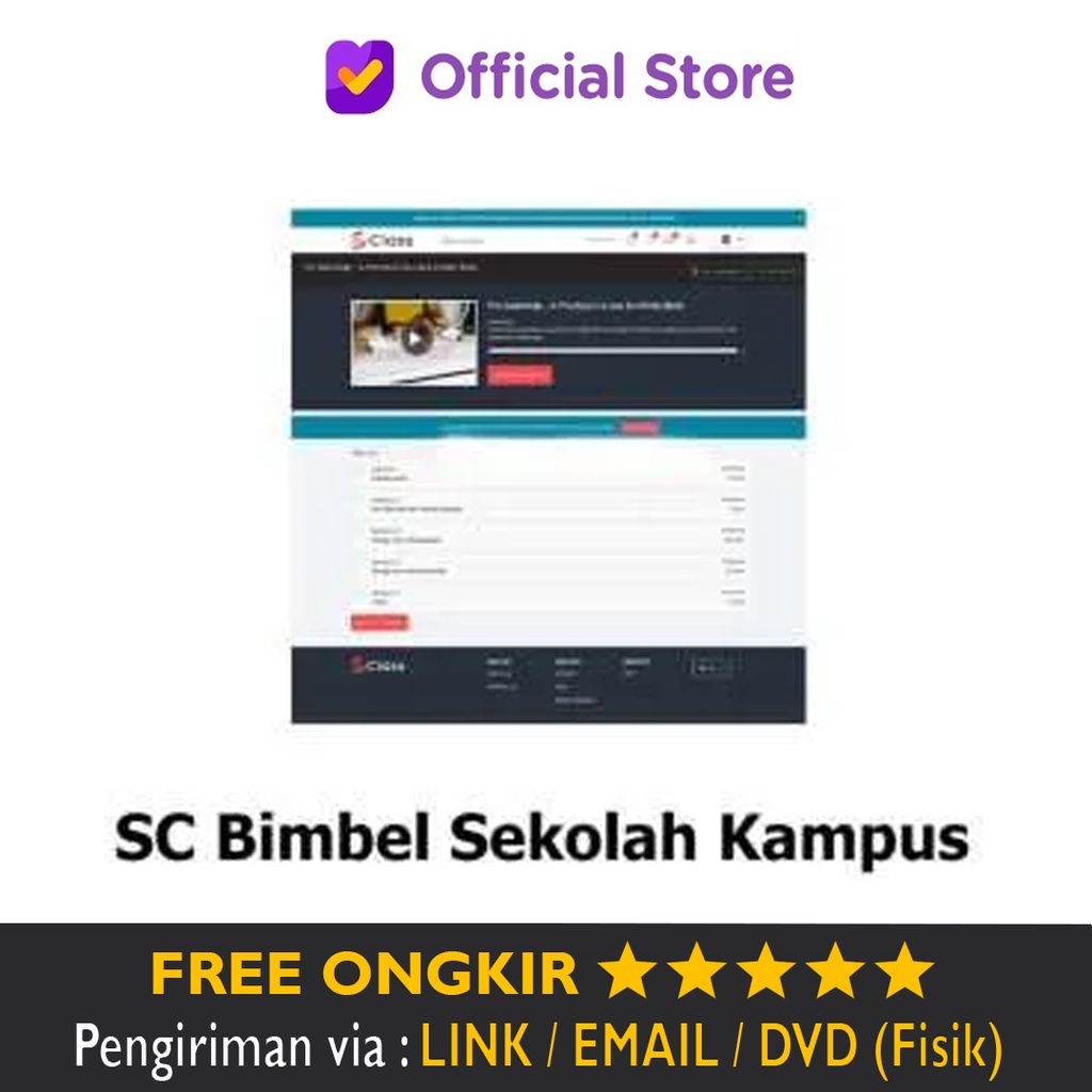 Jual Source Code Aplikasi Kursus Bimbingan Belajar Sekolah Kampus ...