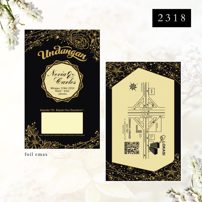 Jual Blangko Undangan Pernikahan ERA BARU / ERBA 2318 COVER Free ...