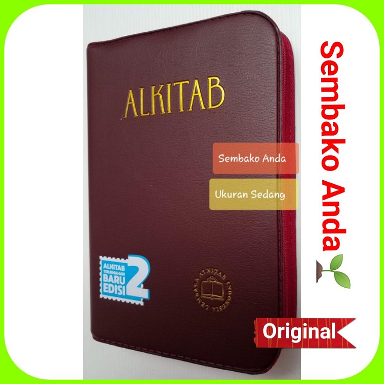 Jual C) Alkitab Kristen Ukuran Sedang. Terjemahan Baru Edisi 2. Sampul ...