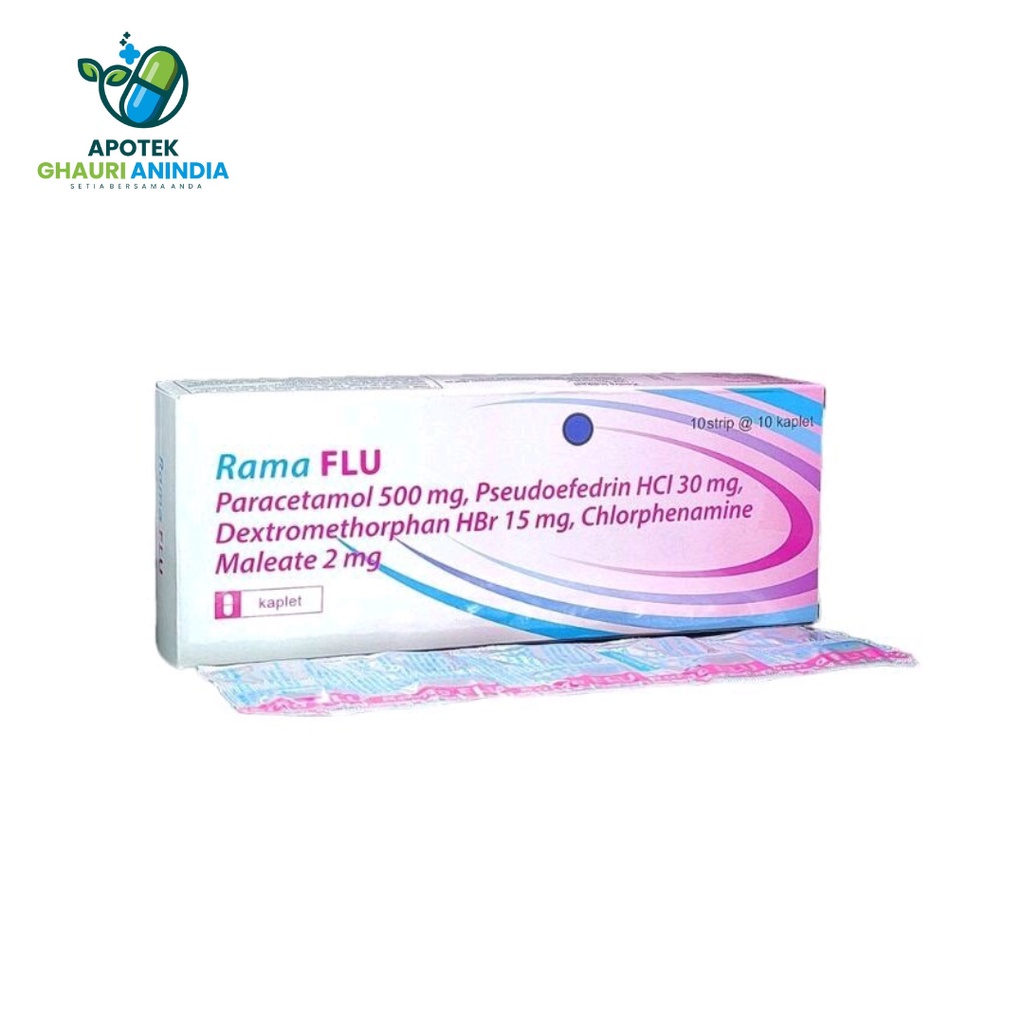 Jual Ramaflu per strip isi 10 tablet Obat Flu Panas Demam Batuk Pilek ...