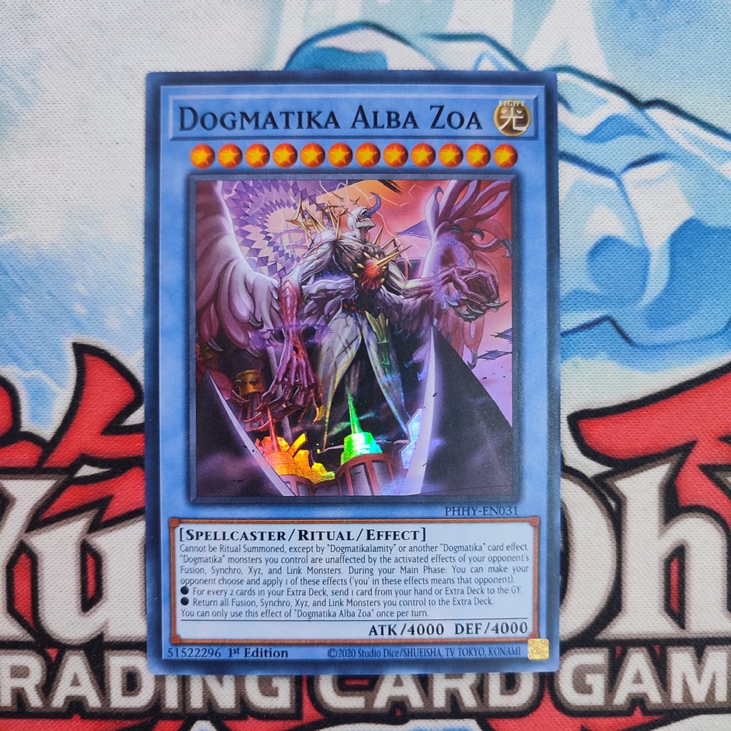 Jual yugioh dogmatika alba zoa PHHY super rare 1st original | Shopee ...
