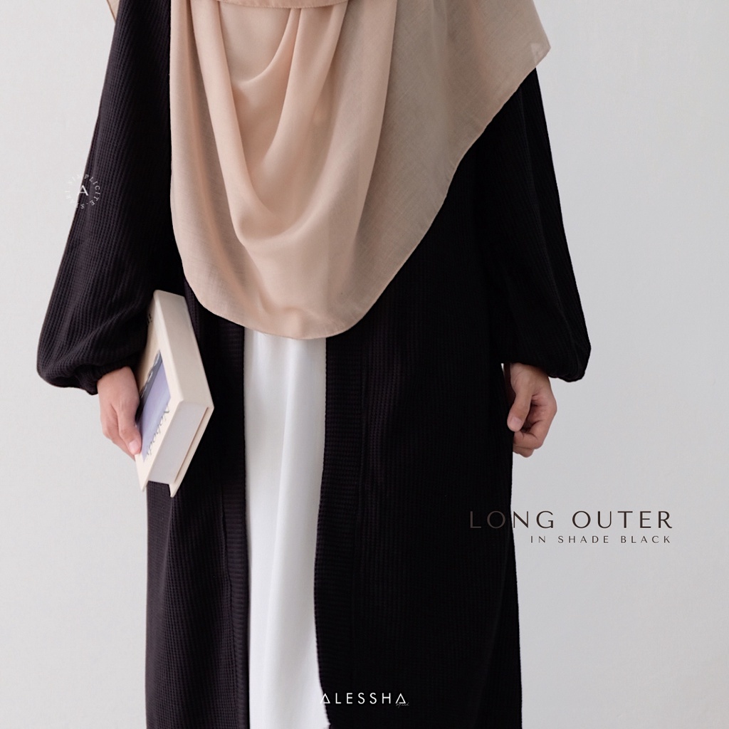 Jual LONG OUTER - WAFFLE SERIES | Shopee Indonesia