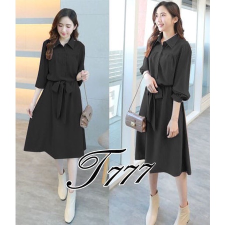 Jual Dress Kondangan Remaja Dress Korean Style Midi Dress Korea Anak Tanggung Gadis Remaja ...