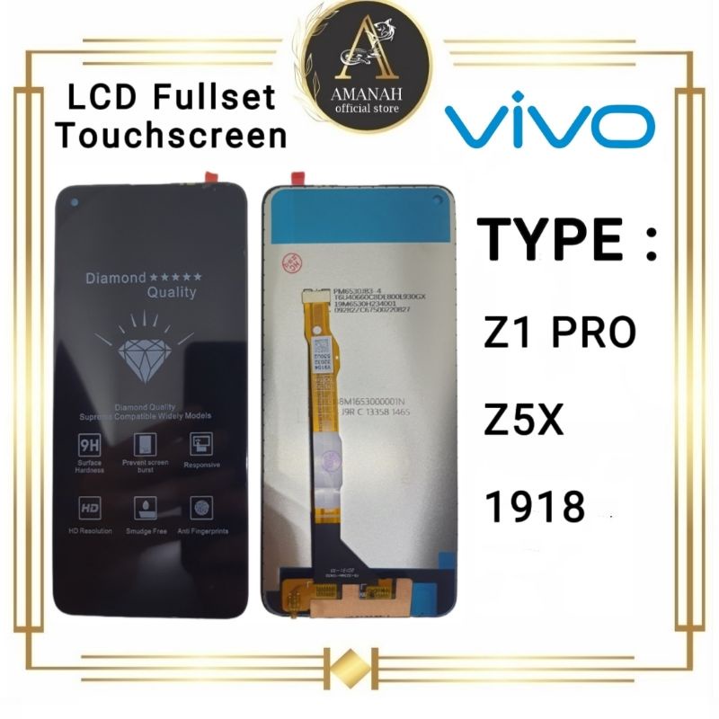 Jual LCD TOUCHSCREEN VIVO Z1 PRO / Z5X / 1918 Fullset Diamond / Crown 3.0 Original Super 100% ...