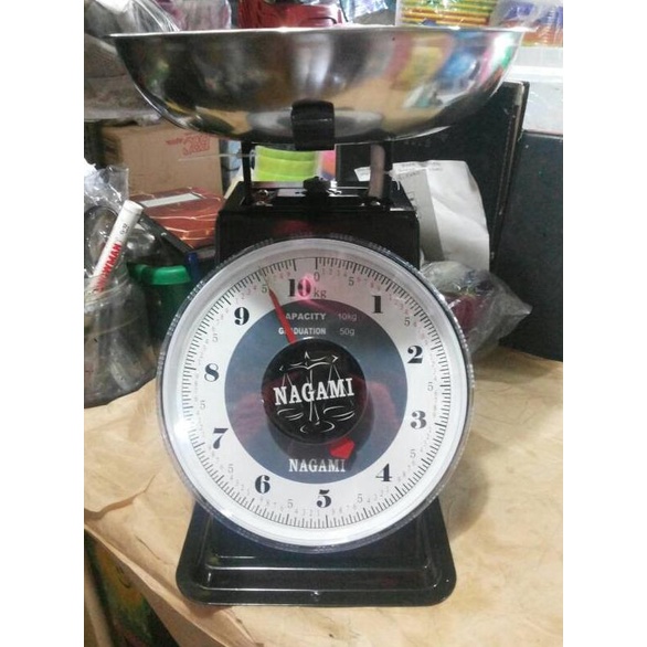 Jual Timbangan Analog (Dial Spring Scale) NAGAMI 10 KG | Shopee Indonesia