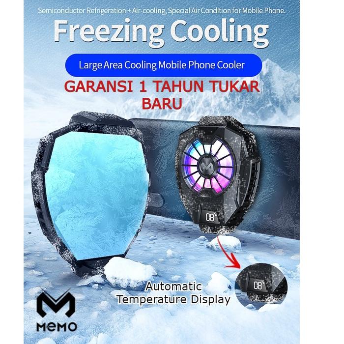 Jual More Info Here Memo DL05 Fancooler Pendingin Hp Gaming Cooler RGB ...