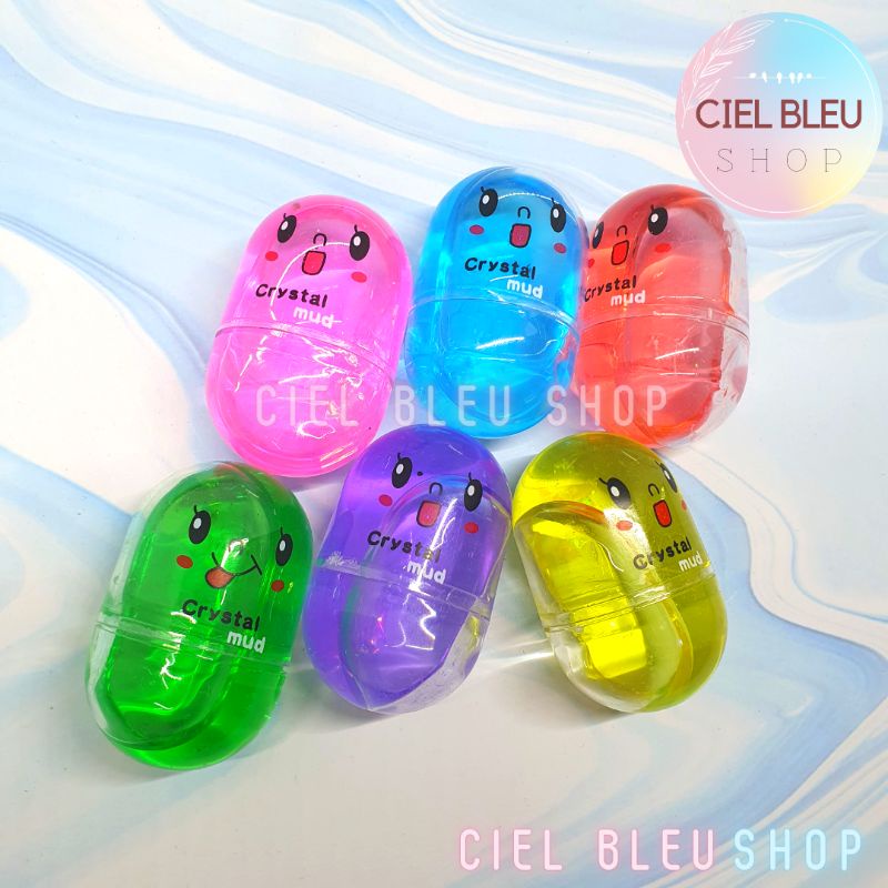 Jual SLIME MODEL KAPSUL / SLIME CAPSULE MINI / SLIME TOY MAINAN RAINBOW ...