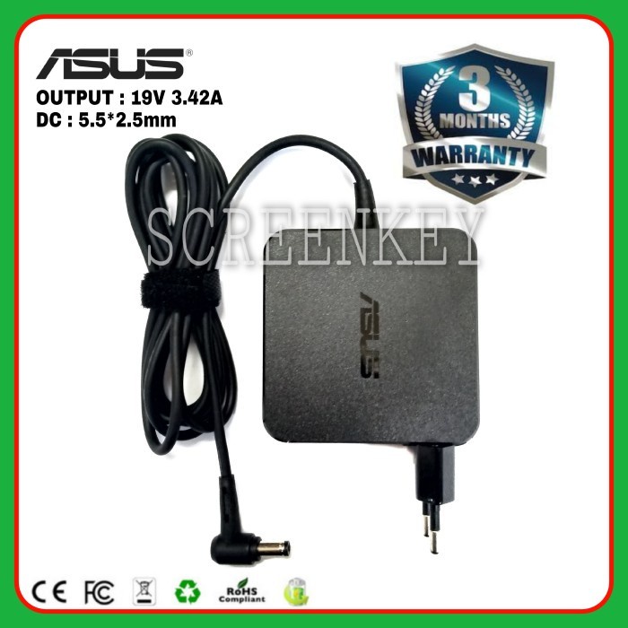 Jual Adaptor Charger Original Laptop Asus A455L X450C A450L ADP-65DW-C 65W | Shopee Indonesia