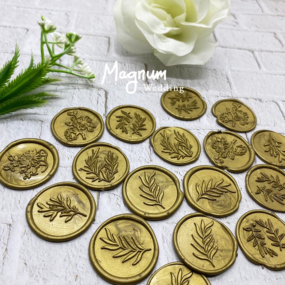 Jual WAX SEAL STAMP GOLD UKURAN BESAR UNTUK UNDANGAN DAN HIASAN HADIAH ...