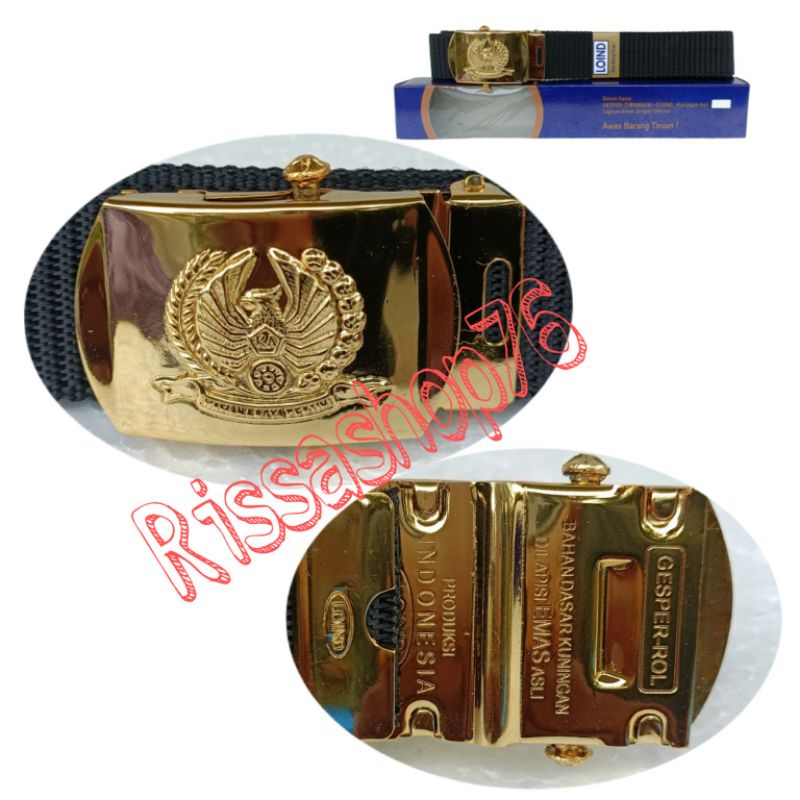 Jual Sabuk Ikat Pinggang Dinas Kereta api KAI LOIND Original | Shopee Indonesia