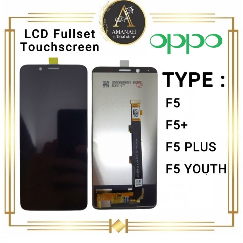 Jual LCD TOUCHSCREEN OPPO F5 / F5+ / F5 YOUTH / F5 PLUS Fullset ORI ...