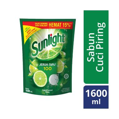 Jual SUNLIGHT LIME REFILL 1500ML | Shopee Indonesia