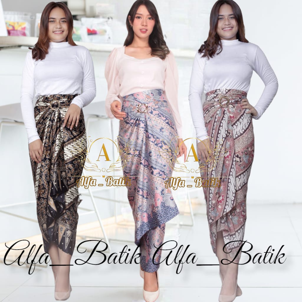 Jual rok lilit batik / rok lilit batik kain lilit murah / lilit batik ...