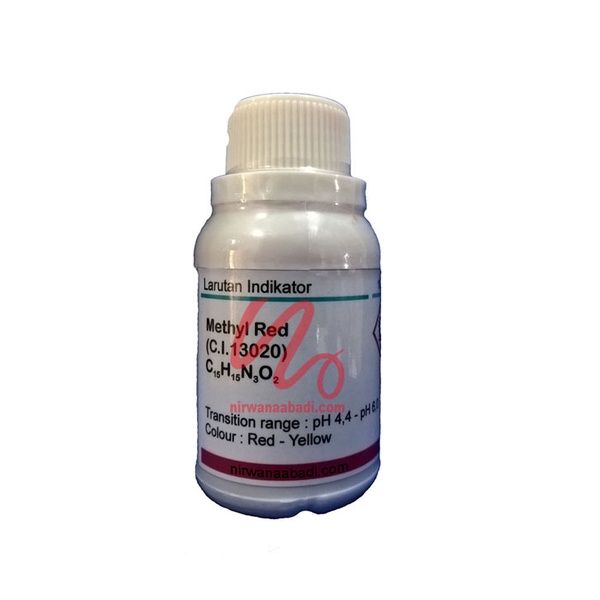 Jual Larutan Metil Merah 100ml Indikator / Methyl Red Indicator | Shopee Indonesia