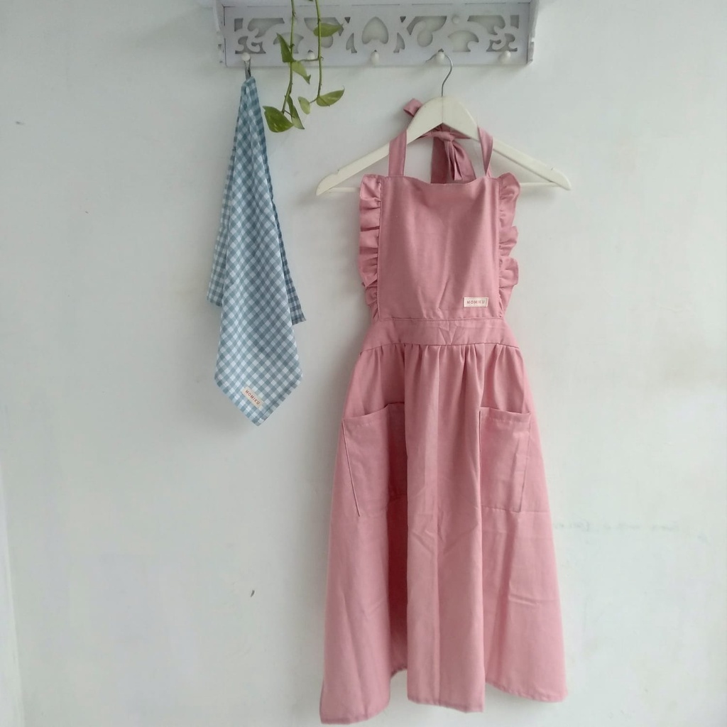 Jual Apron linen Rample | Shopee Indonesia