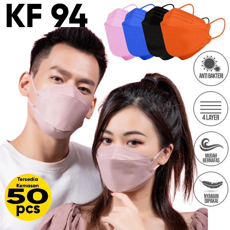 Jual Masker Premium KF94 ISI 50 25 10PCS 4Ply Dewasa Anak MOUSON UTAMA CAREION Kemenkes AKD ...