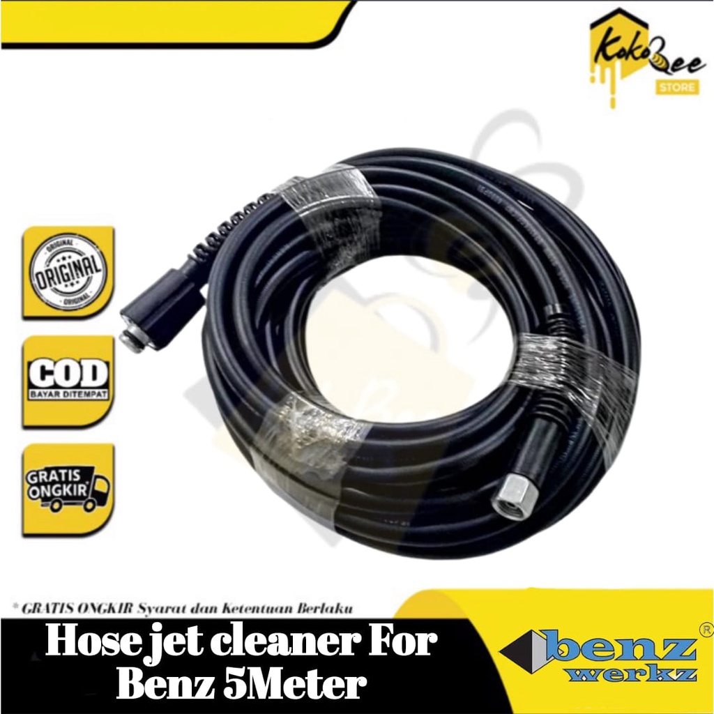 Jual BENZ WERKZ Hose jet cleaner 5 meter / Selang high pressure jet ...