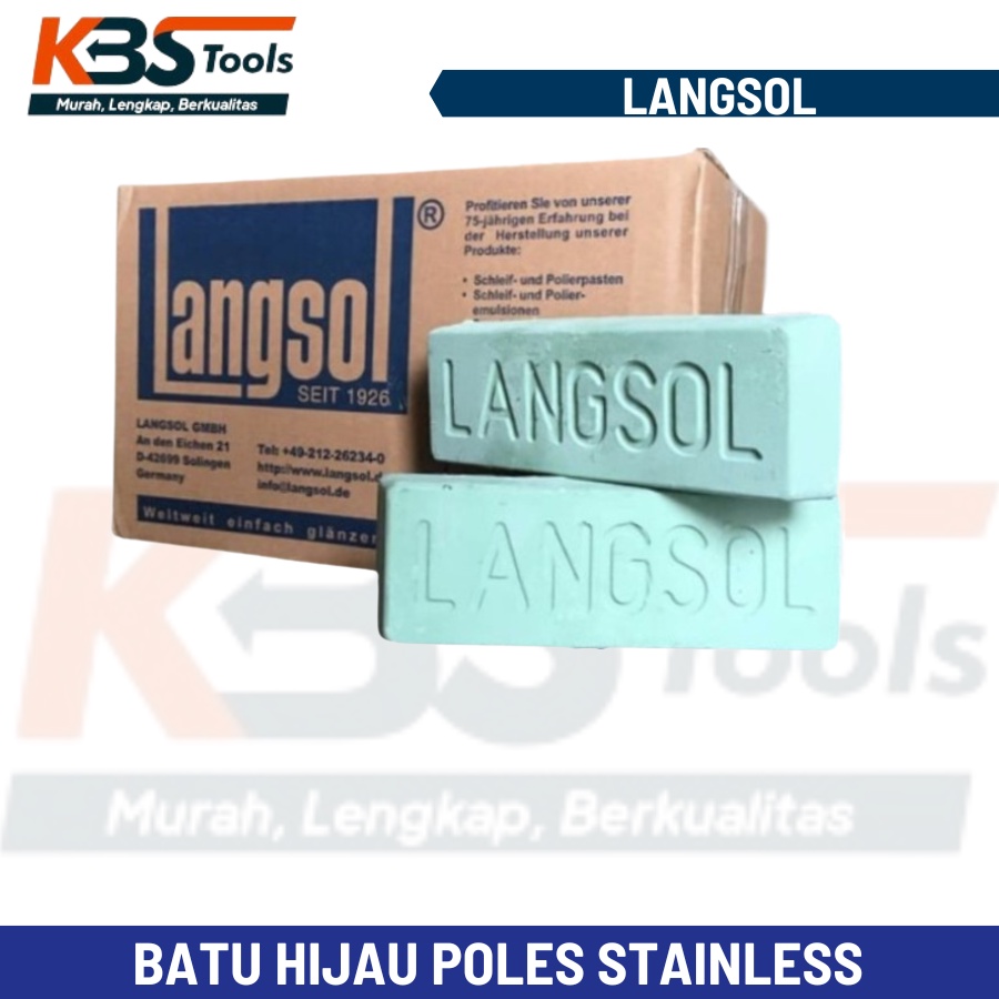 Jual LANGSOL Batu Hijau Poles Stainless Steel - Sabun Gosok - Obat ...