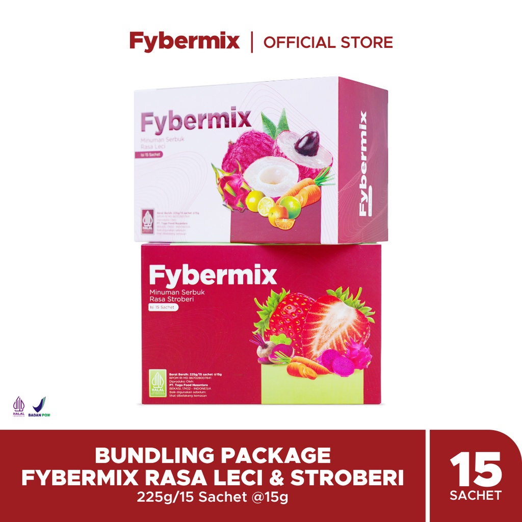 Jual Paket Bundling Fybermix All Varian- 2 Box Minuman Serat Rendah ...