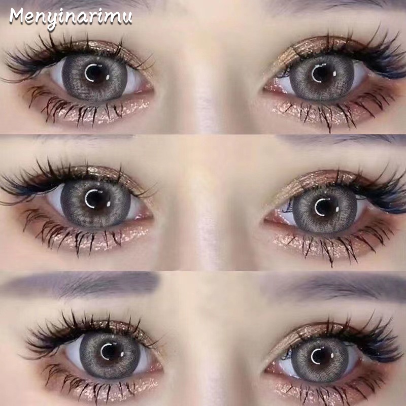 Jual Eyeshare Softlens Gray Soft 14.2mm Color Contact Lens Yearly Use ...