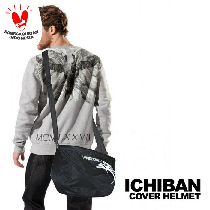 Jual jual Cover Helm Tas Helm Anti Hujan Waterproof Ichiban murah ...