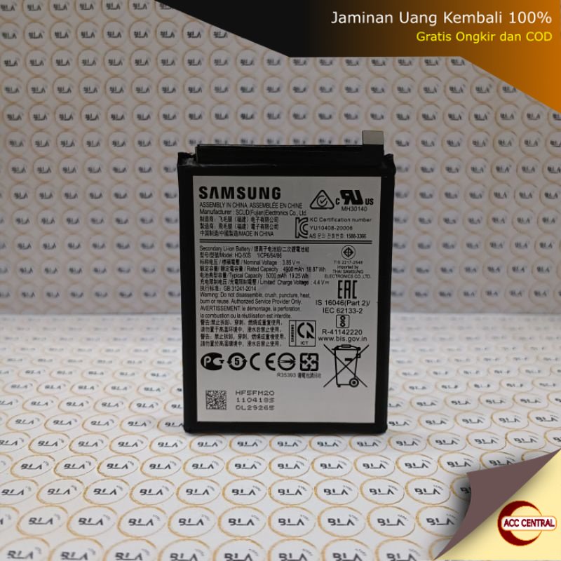 Jual Original Baterai Battery Batre Samsung HQ-50S For Galaxy A02S SM-A025F / A03S SM-A037F ...