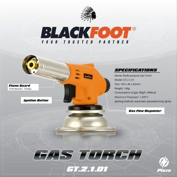 Jual Gas Torch Blackfoot Pemantik Multi Purpose GT.2.1.01 | Shopee ...