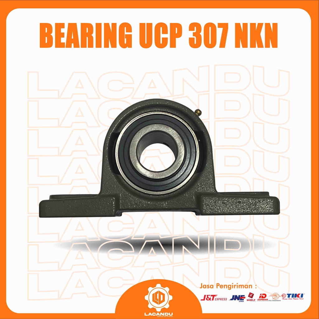 Jual BEARING UCP 307 NKN for COMBINE HARVESTER LACANDU PART | Shopee ...