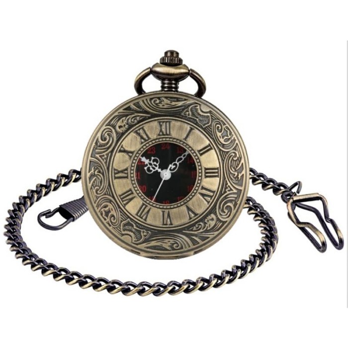 Jual Jam saku pocket watch jam antik jaman dulu mewah romawi BRONZE ...